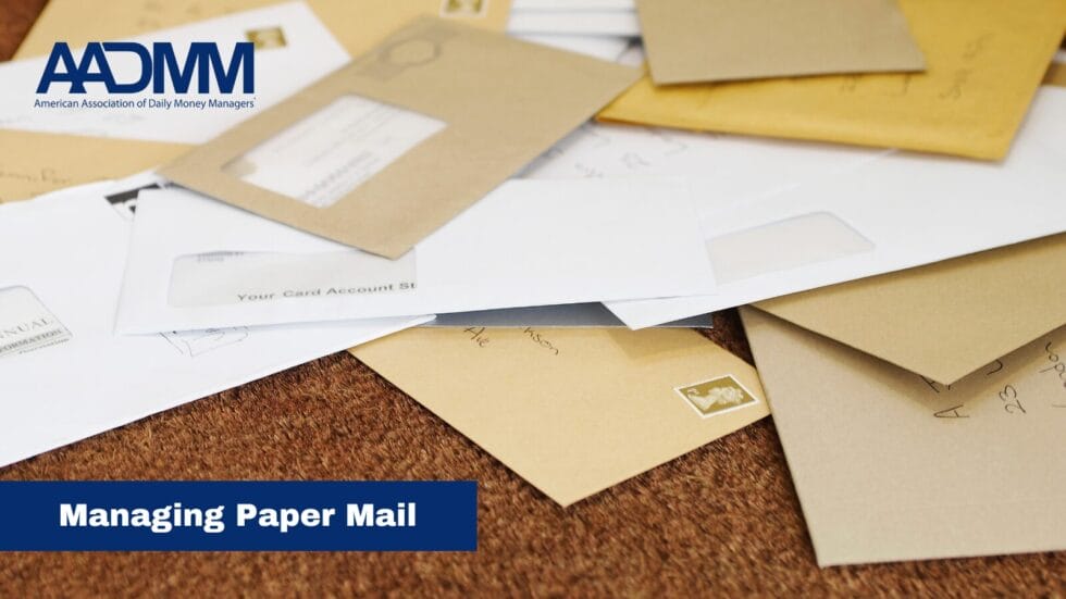 Managing Paper Mail - AADMM